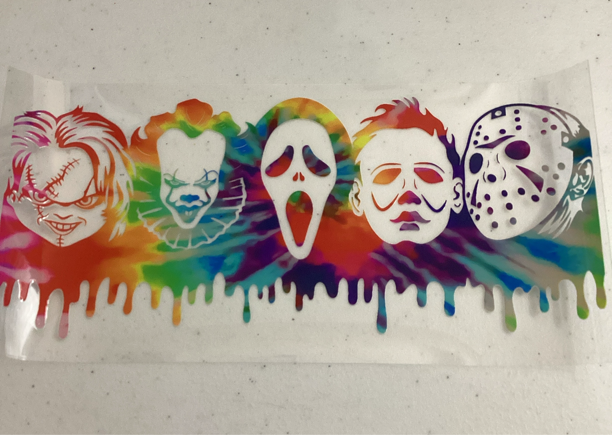 Rainbow Horror UVDTF Cup Wrap – The Lyon's Paw Print Co.